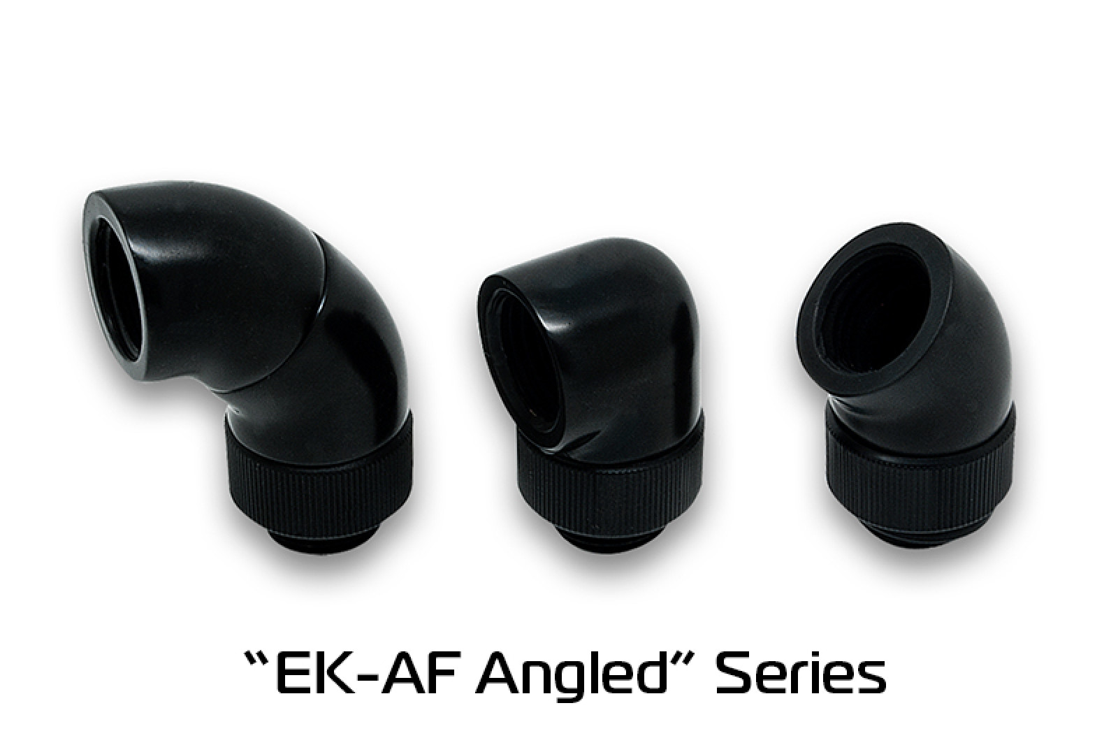 EK-AF Angled 45° G1/4 Black – EK Webshop