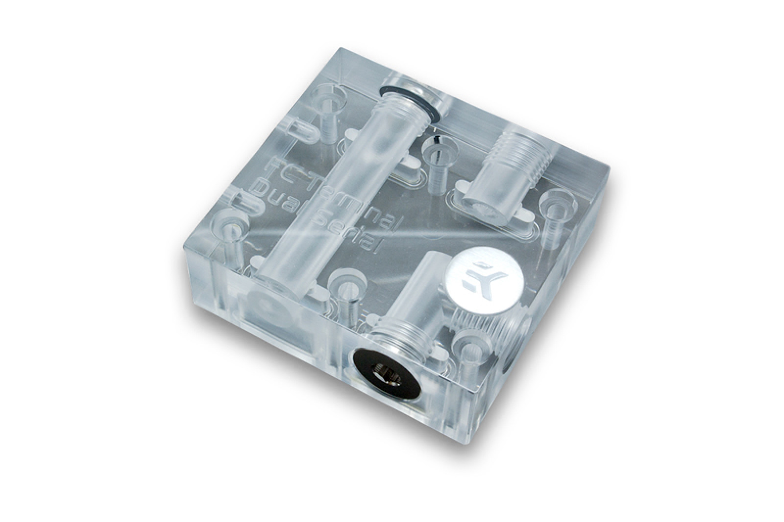 EK-FC Terminal DUAL Serial - Plexi – EK Webshop