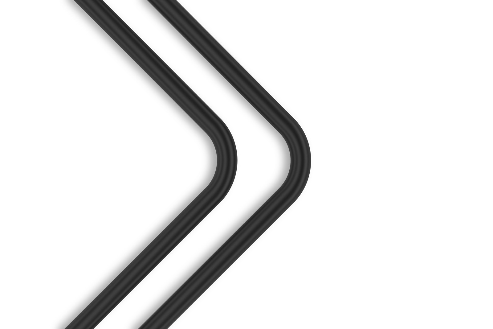 EK-Loop Metal Tube 16mm 0.8m Pre-Bent 90° - Black (2pcs) – EK Webshop