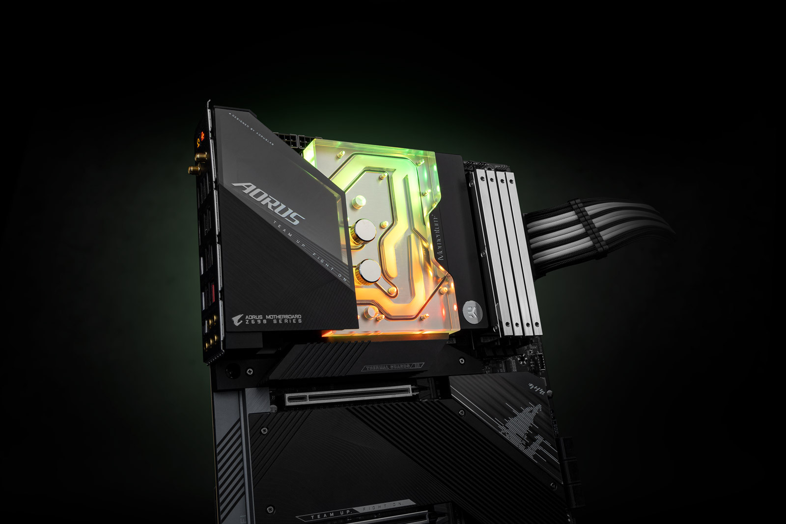 EK-Quantum Momentum² monoblock for the Z690 Aorus Master motherboard ...