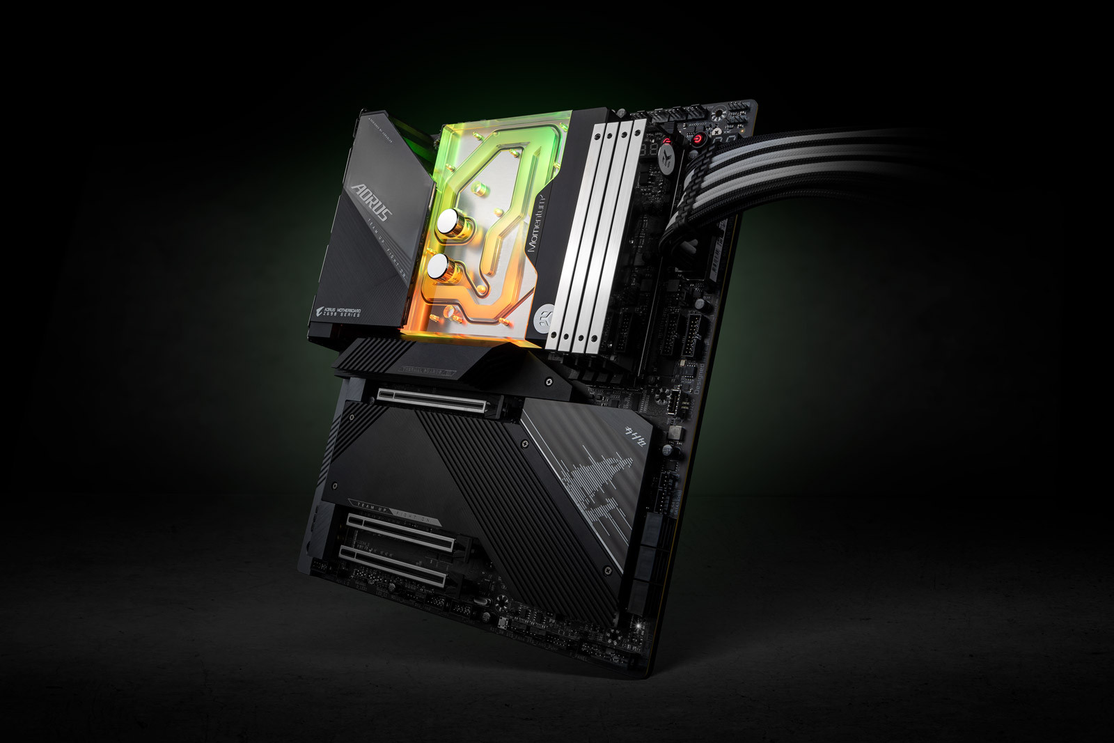 EK-Quantum Momentum² monoblock for the Z690 Aorus Master motherboard ...