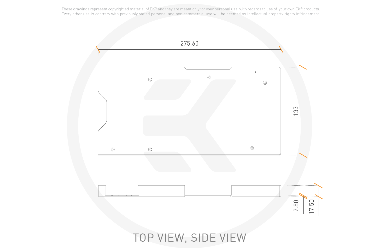 EK-Quantum Vector² Trio RTX 3070 Ti Backplate - Nickel – EK Webshop