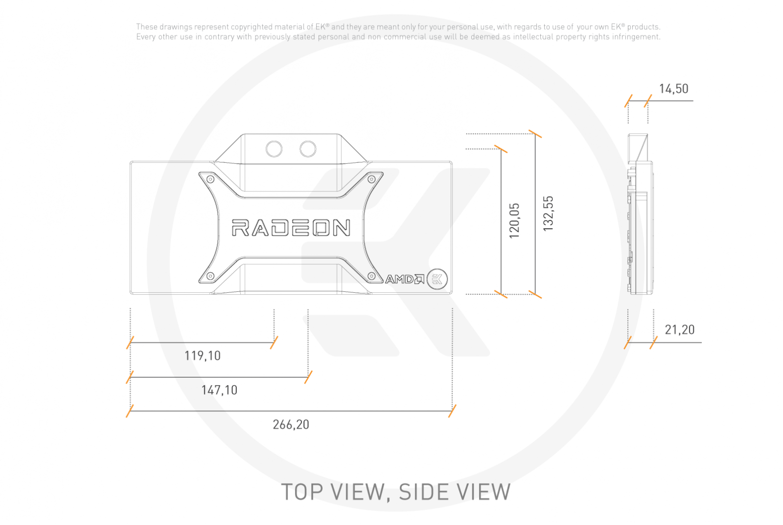 EK-Quantum Reaction AIO RX 6800/6900 D-RGB P240 - AMD Radeon Edition ...