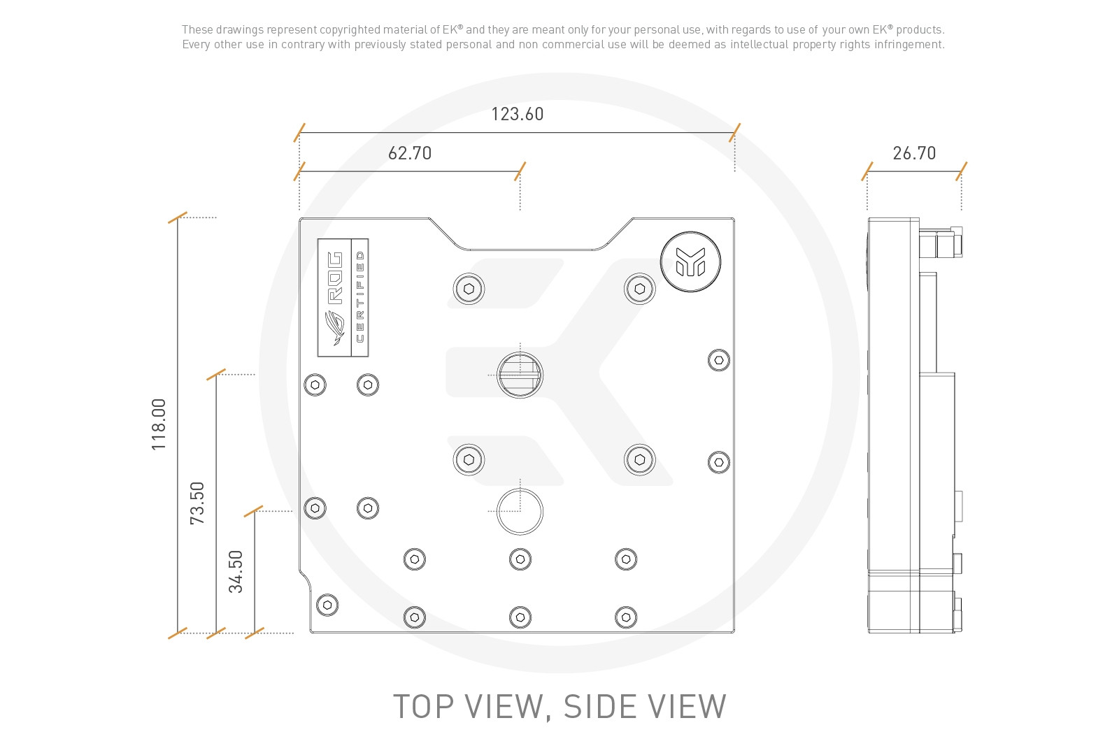 EK-FB ASUS M9H Monoblock - Nickel – EK Webshop