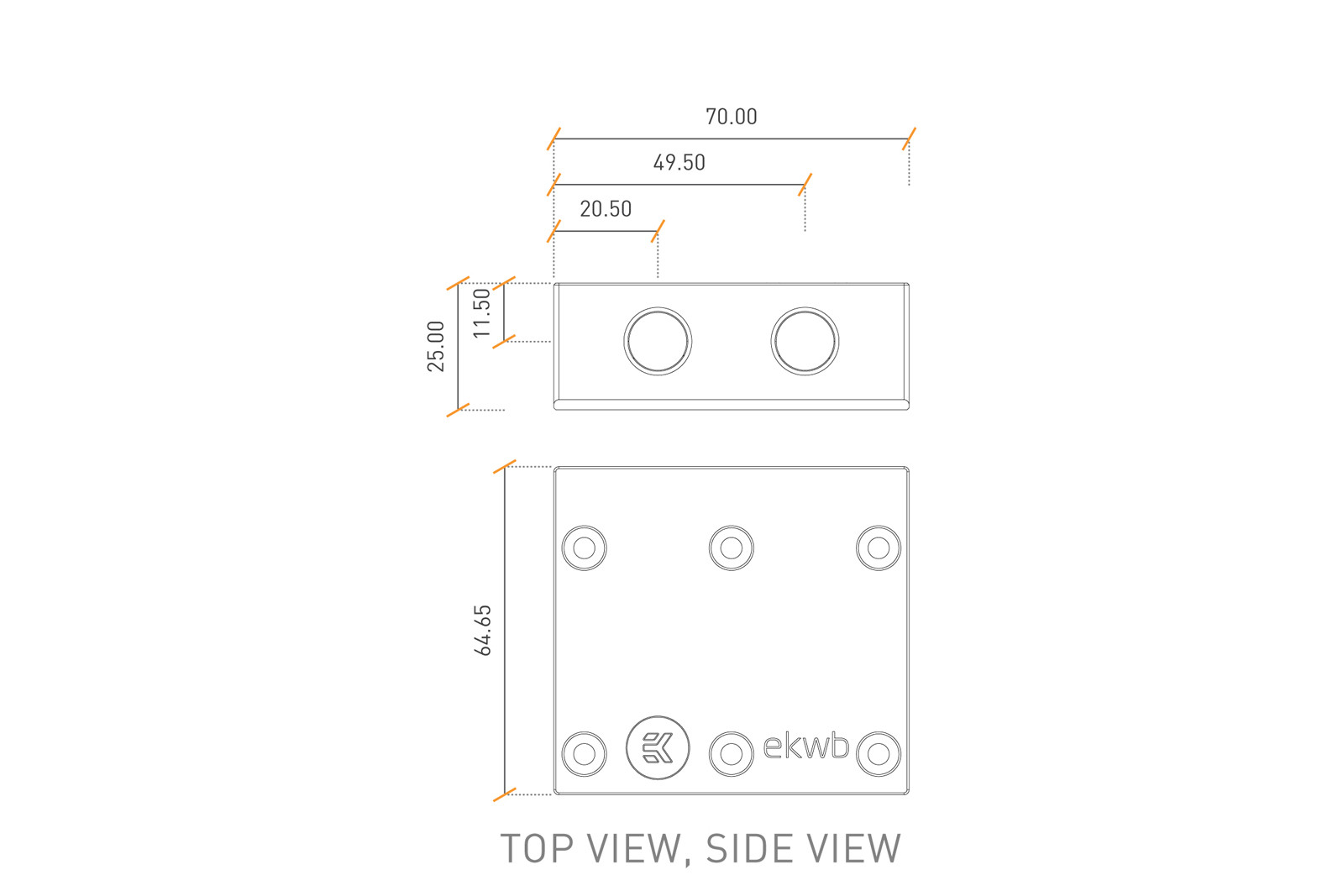 EK-FC Terminal X2 - Acetal – EK Webshop
