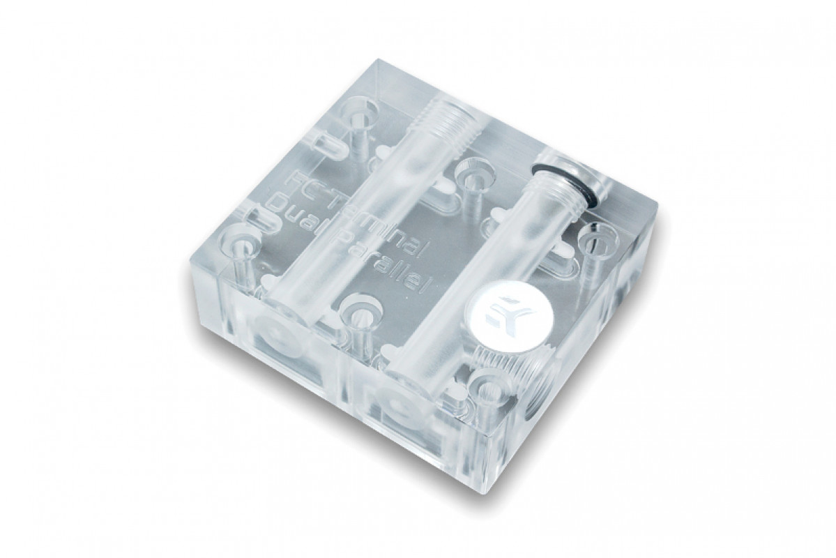 EK-FC Terminal DUAL Parallel - Plexi – EK Webshop