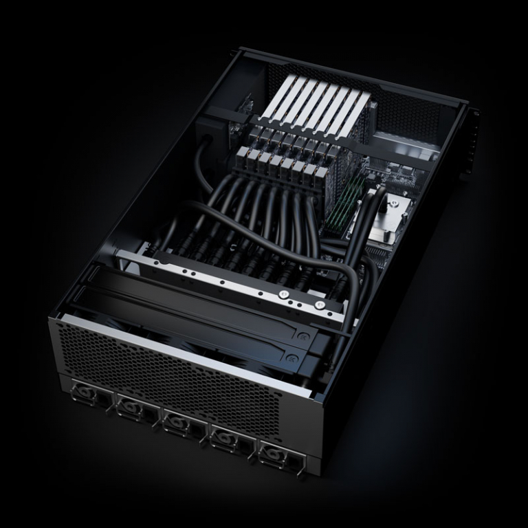 AI Rackmount Workstation Barebone, Suports GeForce RTX 50 Series