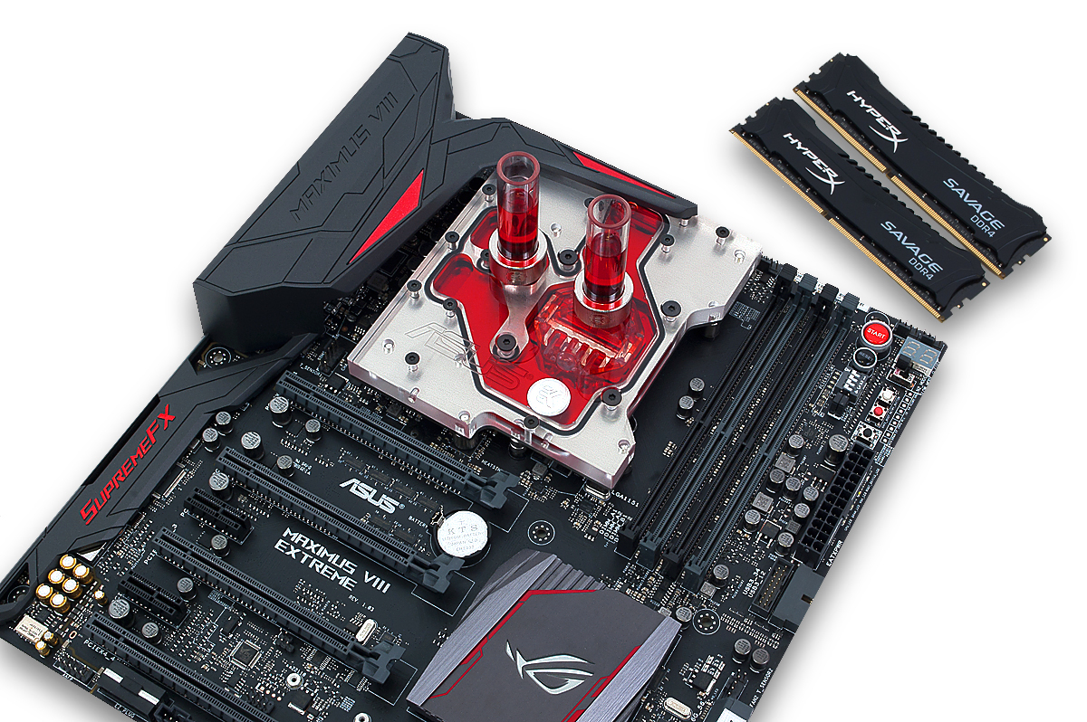 EK releases monoblock for ASUS® MAXIMUS VIII Extreme motherboard ...