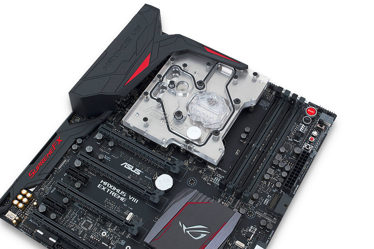 EK releases monoblock for ASUS® MAXIMUS VIII Extreme motherboard ...